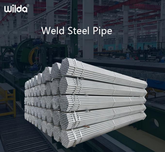 BS Pre Galvanized Round Steel Pipe Hot Dipped Galvanised Scaffold Tube ASTM