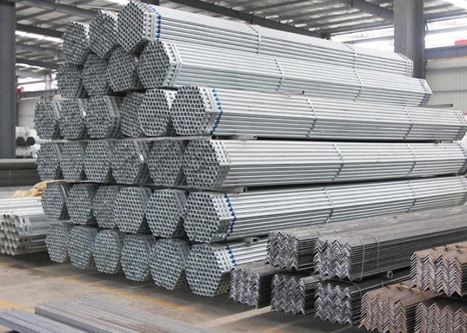 BS Pre Galvanized Round Steel Pipe Hot Dipped Galvanised Scaffold Tube ASTM