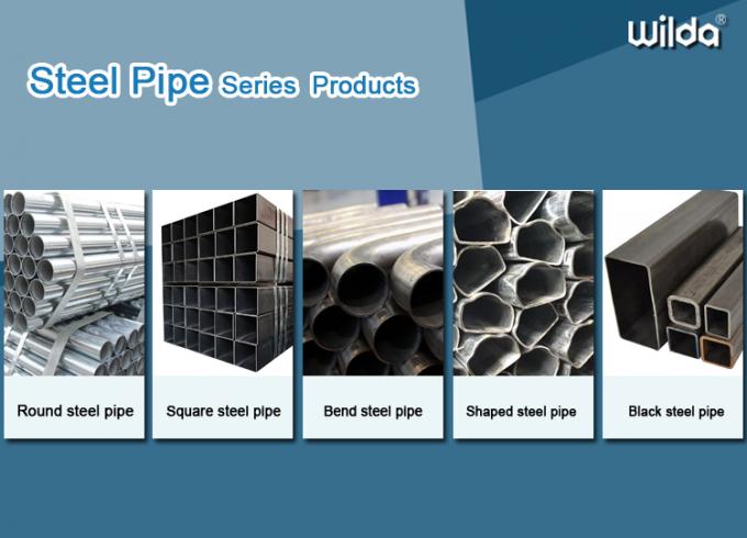 ASTM Electric Resistance Welded Pipes 1mm-50mm Rectangular Steel Pipe