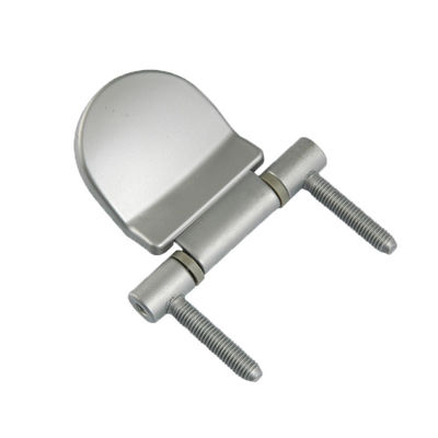 6-8mm Thick Aluminium Door Hinges Chrome Finish For 1000mm Width Glass Door