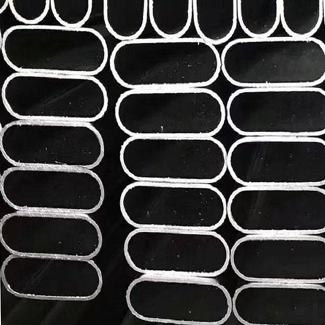 S235 S355 Flat Oval Steel Tube Elliptical Galvanized Steel Pipes