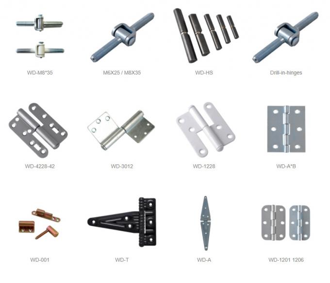European Standard Steel Lift Off Hinges Chrome Finished For Non Rebated ...